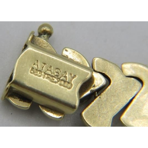Atasay 14ct gold ladies bracelet. Atasay is a Middle Eastern jewellery ...