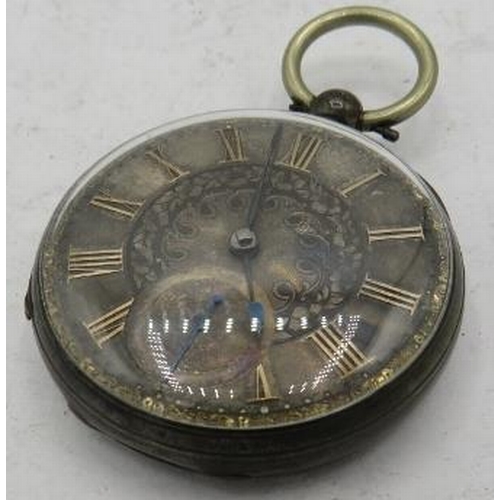 Thomas Bramley, Andover, silver cased pocket watch, fusee movement ...