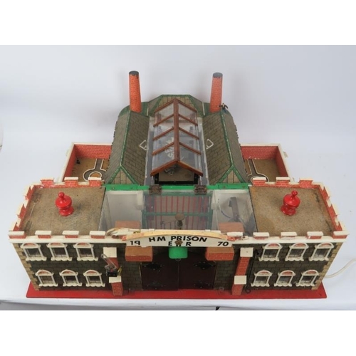 A 1970 scratch built model of a Victorian prison with lighting and ...