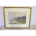 John Mortimer 20th Century framed and glazed watercolour. The Dart at ...