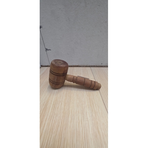 Wooden gavel