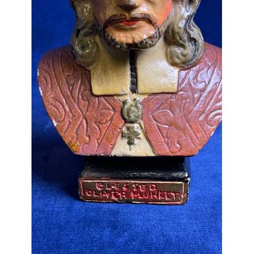 Vintage Chalkware Blessed Oliver Plunkett Bust
