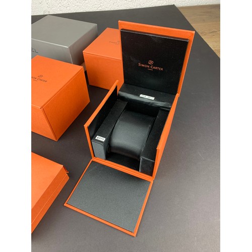 Gucci, Ebel, Simon Carter Watch Boxes