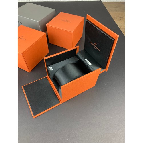 Gucci, Ebel, Simon Carter Watch Boxes