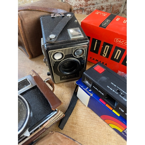 Group Of Vintage Cameras & Accessories