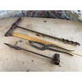 Vintage Tools Inc. Large Bore Manual Drill & Fulton Cast Iron Bunion ...