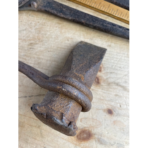 Vintage Tools Inc. Large Bore Manual Drill & Fulton Cast Iron Bunion ...