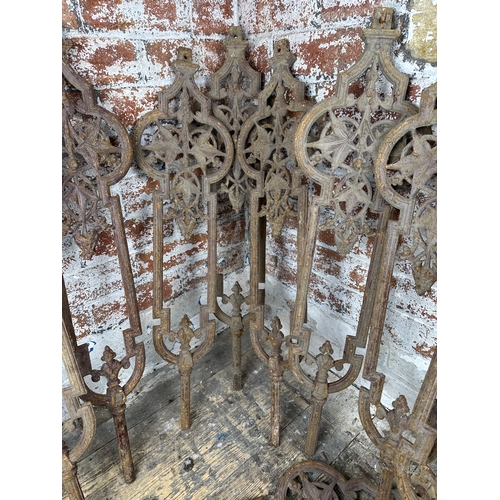 11 Georgian Ornate Cast Iron Balustrades