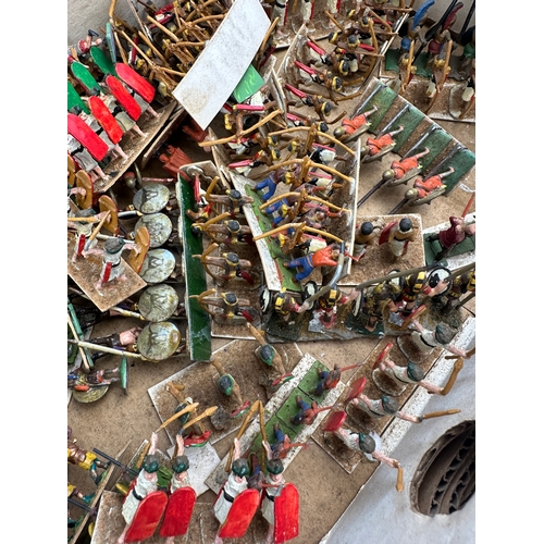 Vintage Roman Wargame Lead Soldiers - Full Army