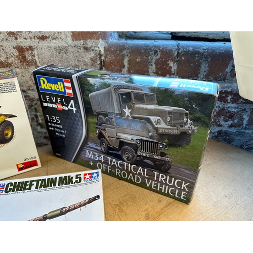 Tamiya, MiniArt & Revell Military Vehicle Model Kits