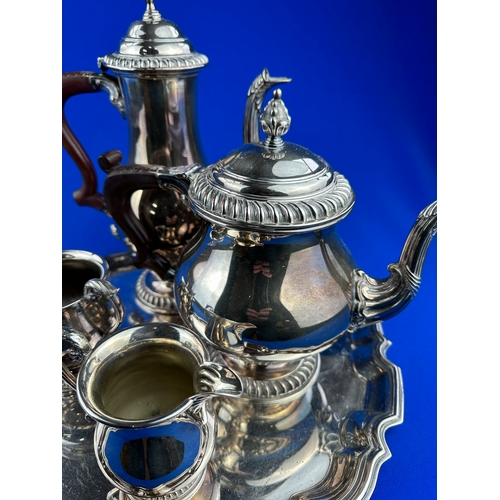 Barker & Ellis Silver Plated Tea Set
