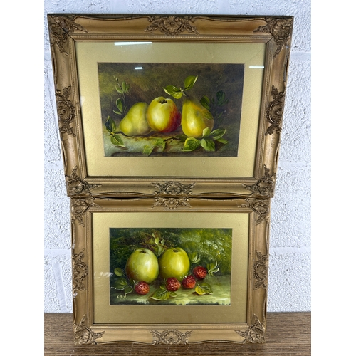 Two Original Framed Still Life Oil Paintings by Bert Ryder - Both ...