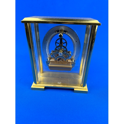 Skeleton Quartz Mantel Clock