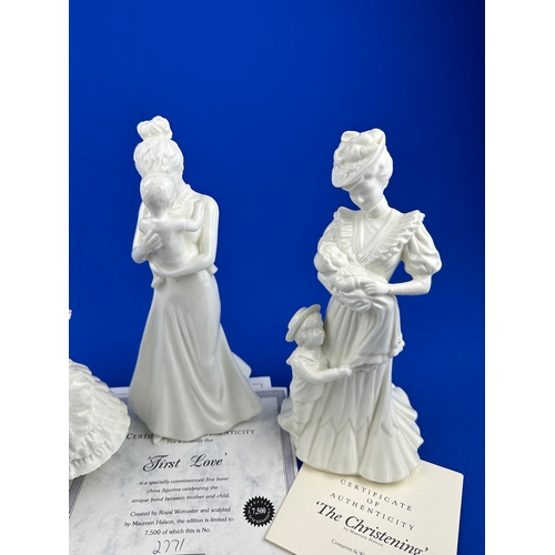 Trio of Royal Worcester Figurines