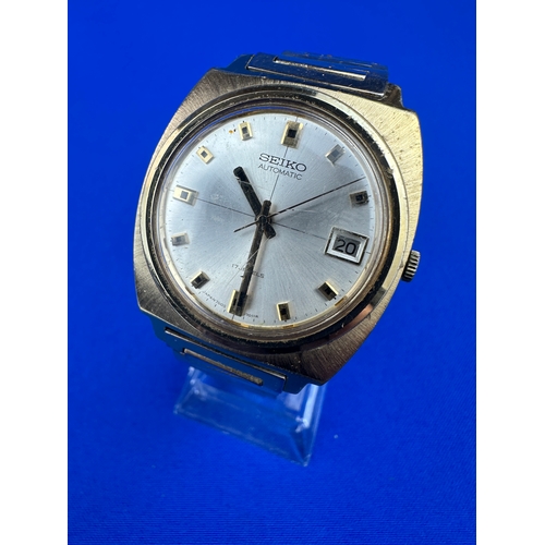 Gents Seiko Automatic Watch - Ticking