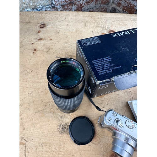 Panasonic Lumix Camera & Sirius Lens