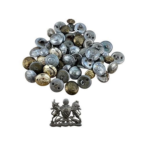 Manchester Corporation Transport Cap Badge and a Quantity of Livery ...