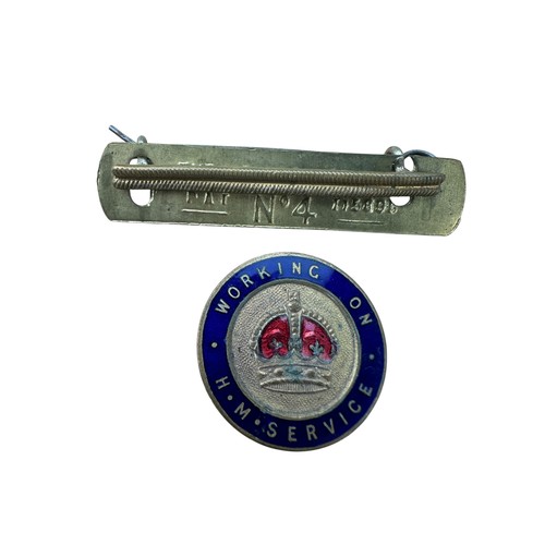 World War One 'The Wounded Stripe No. 4' Badge with Backplate and ...