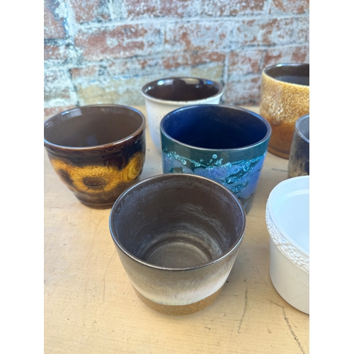 Group of Mid Century West German Ceramic Plant Pots