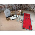 Group of Collectables including Golly Badge Brooches, Brass Items and 2 ...