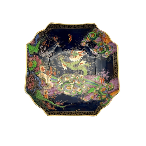 Crown Devon Dragon Lustre Bowl