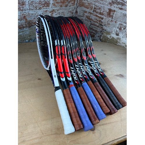 Nine Professional ATP Tour Endorsed Tecnifibre T.Fight 315/TF Tennis ...