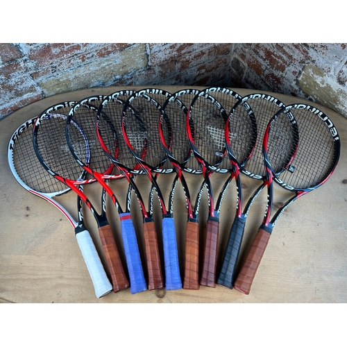 Nine Professional ATP Tour Endorsed Tecnifibre T.Fight 315/TF Tennis ...