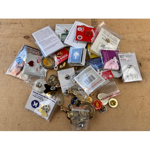 Group of Charity Pin Badges