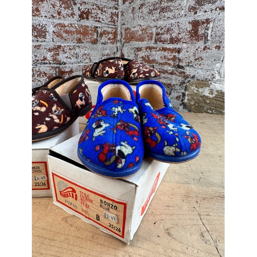 New Old Stock Boxed Vintage Pirelli Childrens Slippers