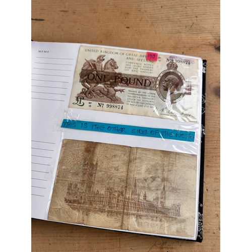 Collection of Vintage Bank Notes