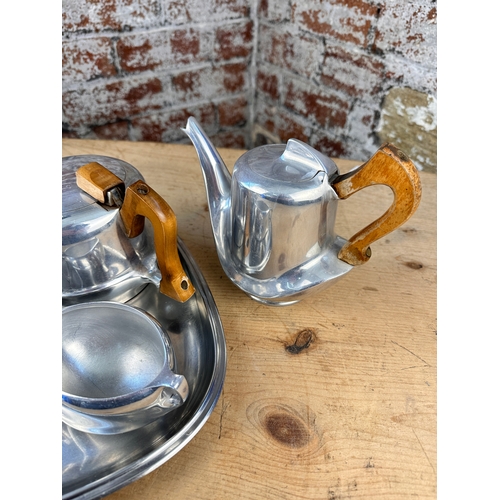 Picquot Ware Tea & Coffee Set