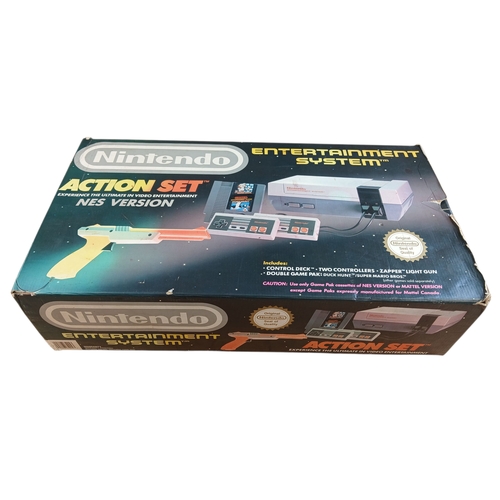 Boxed Nintendo Entertainment System NES Version Action Set with Super ...