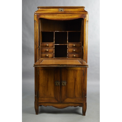 A modern French secretaire abattant by De Tonge, 132cm high, 64cm wide ...