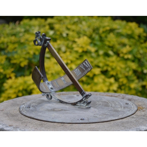VICTORIAN BRONZE SUNDIAL
