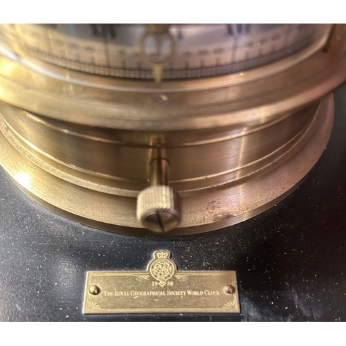 ROYAL GEOGRAPHICAL SOCIETY WORLD CLOCK