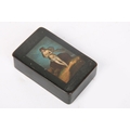 REGENCY PAPIER MACHE SNUFF BOX