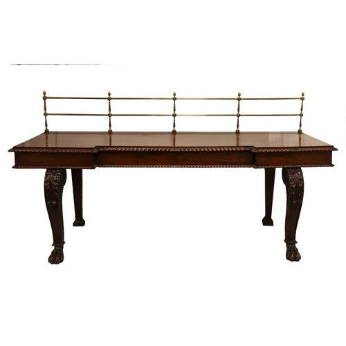 IMPORTANT WILLIAM IV MAHOGANY INVERTED BREAKFRONT SIDE TABLE the rich ...