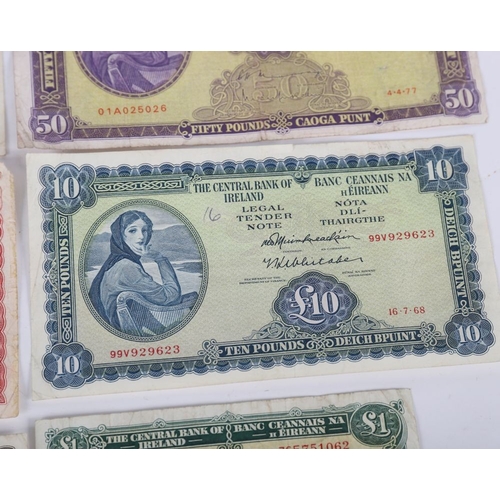 FULL SET OF LADY LAVERY IRISH BANKNOTES