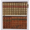 19TH-CENTURY PAIR OF ANTIQUE FAUX BOOK PANELS