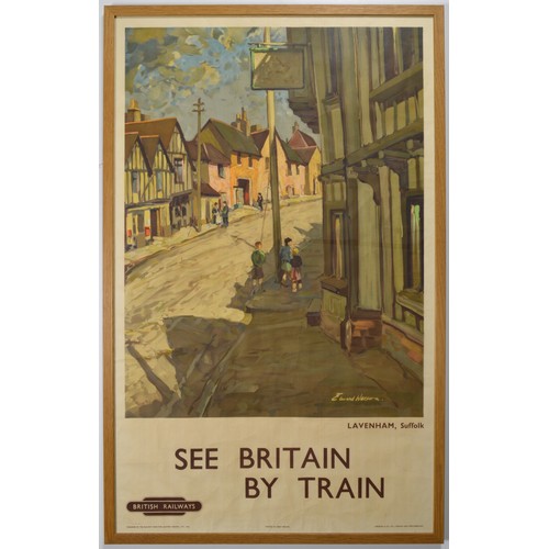Double Royal poster, Lavenham by Edward Wesson. Good condition with ...