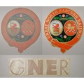 Great North Eastern Railway unused transfers x 3, GNER text decal, 22 1 ...