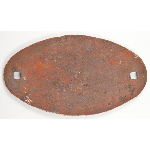 Wagon plate cast iron, SR Lancing 56021, from a 25T Southern Railway ...