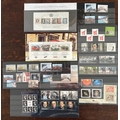 UK GB Royal Mail 1st class stamps (61) including mini sheets and some ...