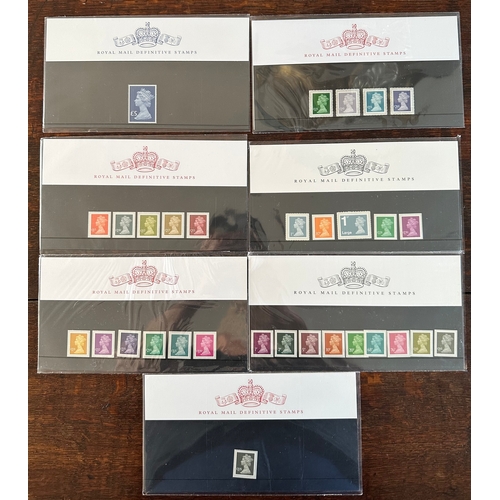 UK GB Royal Mail Definitive mint stamps in prestige presentation Packs ...