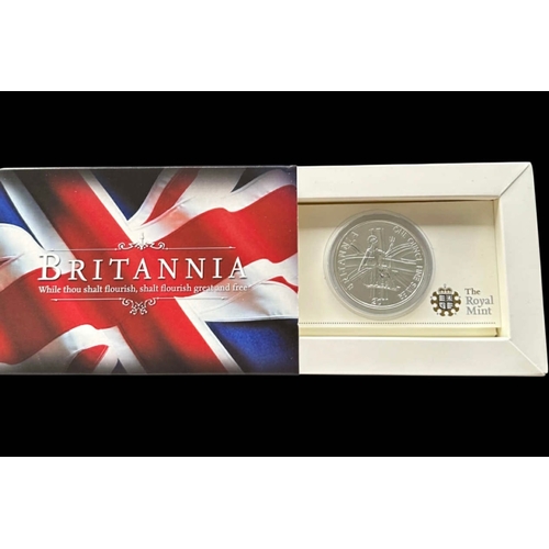 Gift Boxed 2011 silver Britannia coin