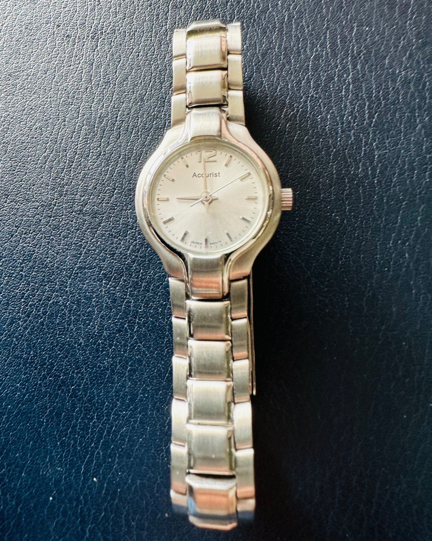ACCURIST ladies quartz stainless steel watch, Japan movement, seconds ...