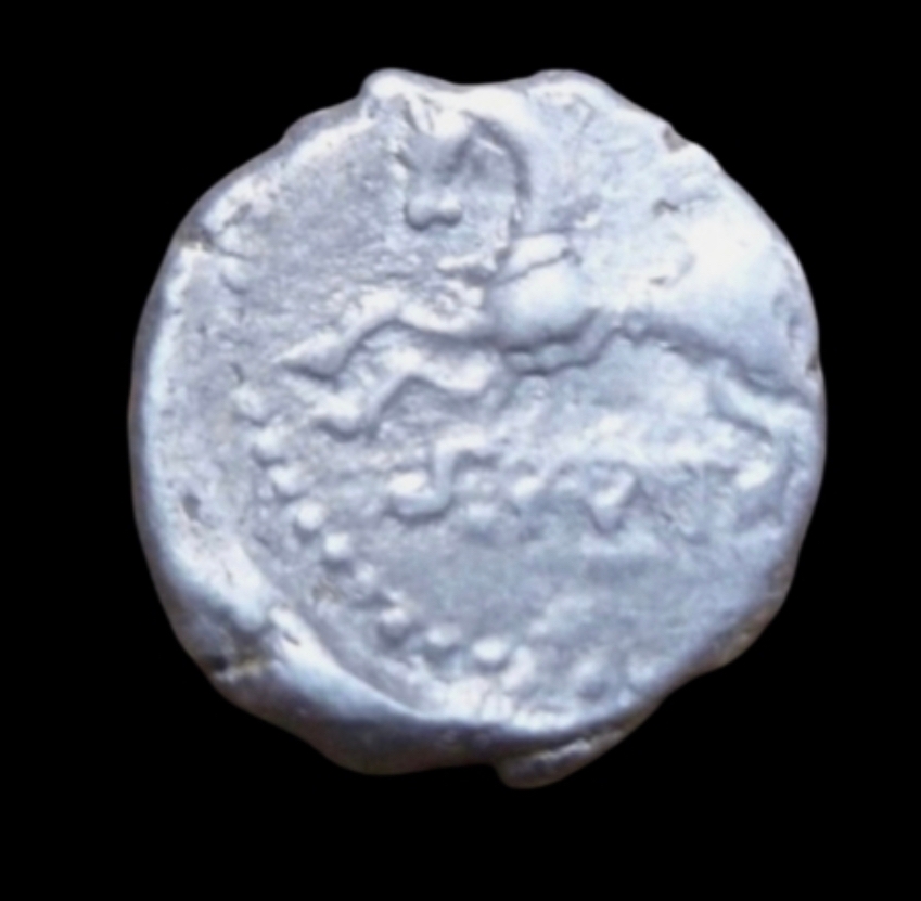Nice detailed Celtic GAUL, Aedui, silver quinarius coin from first ...