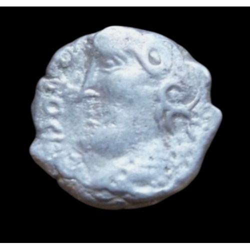 Nice detailed Celtic GAUL, Aedui, silver quinarius coin from first ...