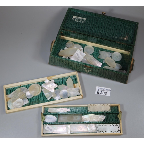 Art Deco Venus box, the interior revealing three layers of antique ...