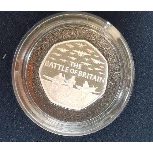 The Royal Mint 75th Anniversary of The Battle of Britain 2015 UK 50p ...